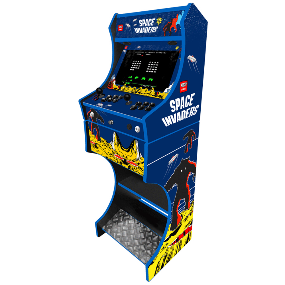 Arcade Geeks 2 Player Arcade Machine - Space Invaders Theme