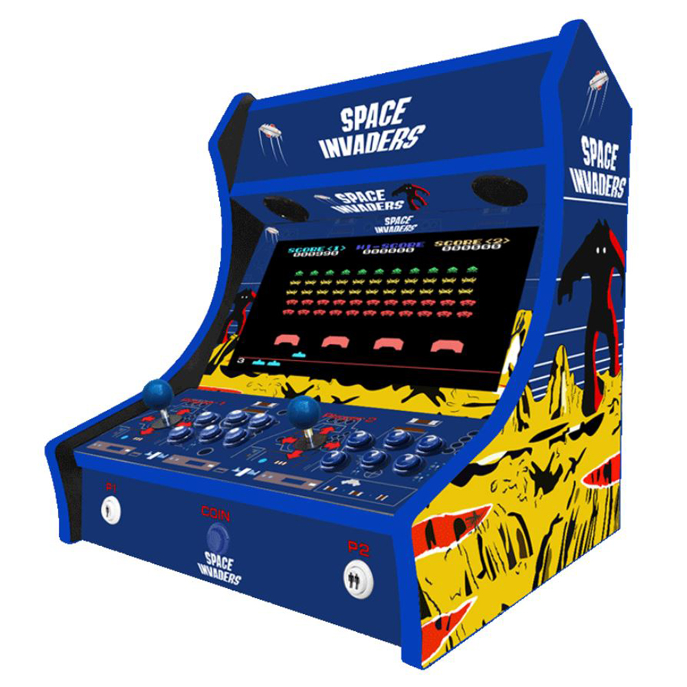 Arcade Geeks 2 Player Bartop Arcade Machine - Space Invaders Bartop
