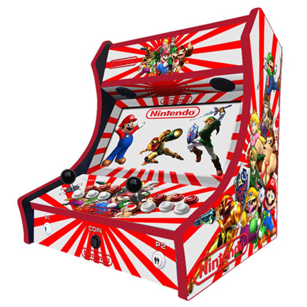 Arcade Geeks 2 Player Bartop Arcade Machine - Nescade