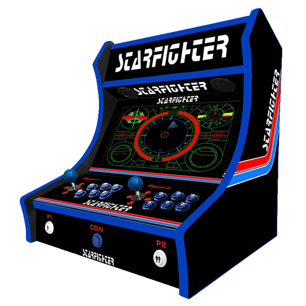 Arcade Geeks 2 Player Bartop Arcade Machine - Starfighter